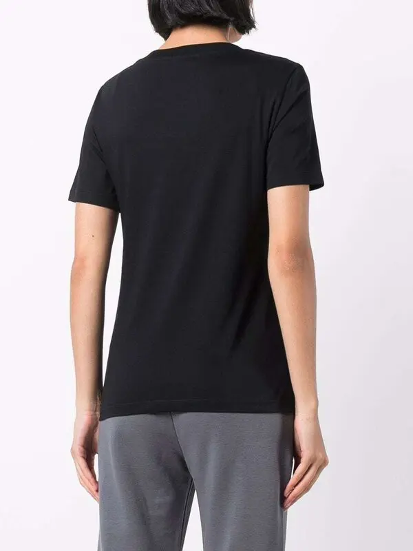 Emporio Armani Round Neck Cotton T-shirt - Black