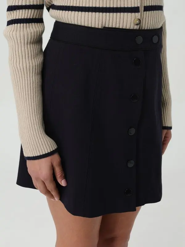 A.p.c. High-waisted A-line Mini Skirt