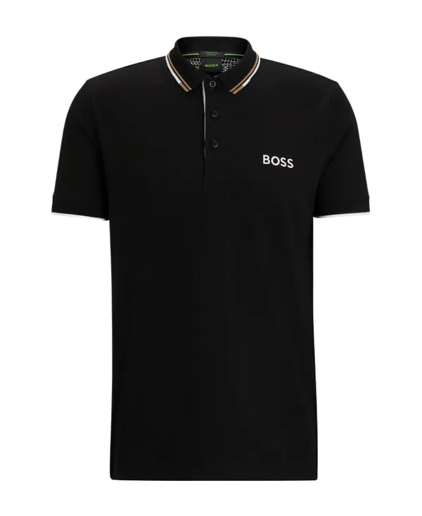 Hugo Boss Logo Embroidered Short Sleeved Polo Shirt
