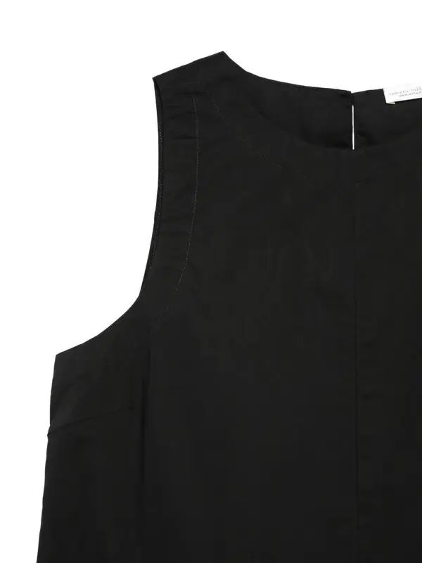 ROBERTO COLLINA Sleeveless Dress With Structured Hem