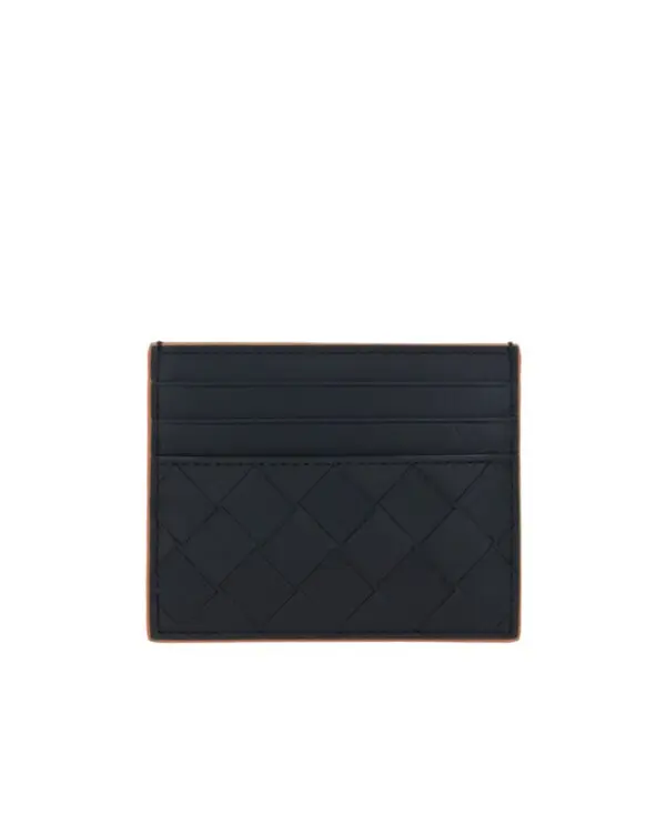 Bottega Veneta Intrecciato Leather Cardholder - Black