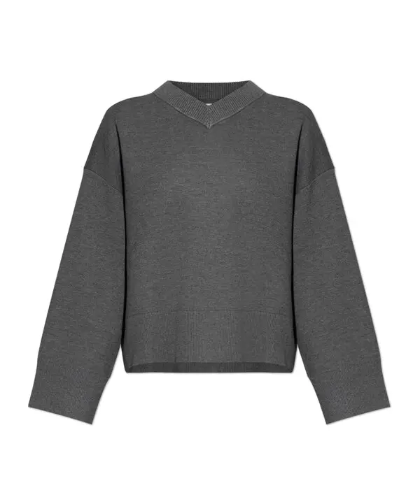 SAMSOE SAMSOE V-neck Sweater - Black