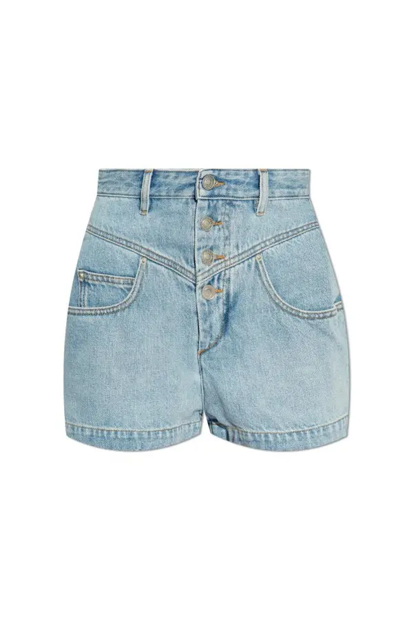 Isabel Marant Étoile Belt-loop Denim Shorts