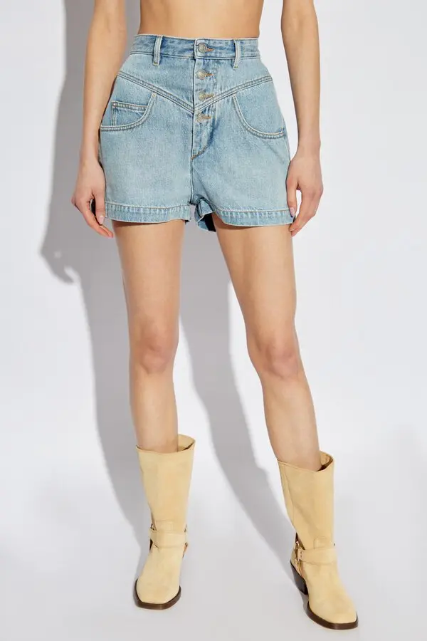 Isabel Marant Étoile Belt-loop Denim Shorts