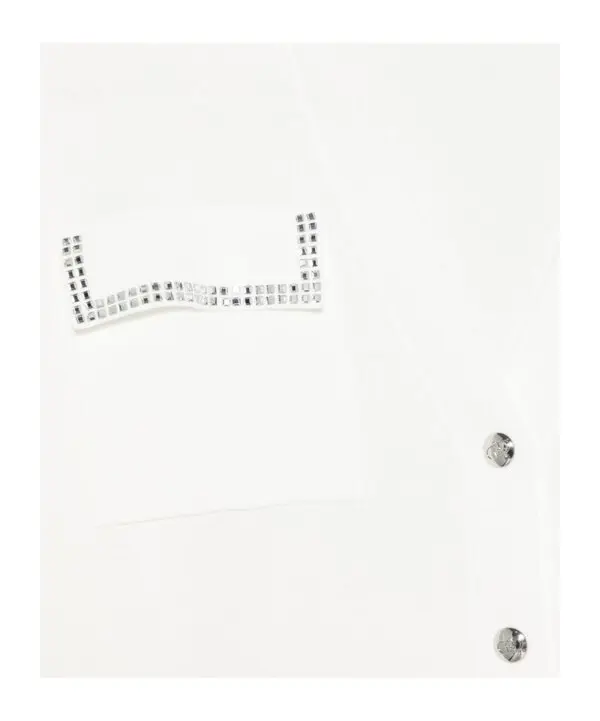 Liu Jo Embellished Pocket Cardigan - White