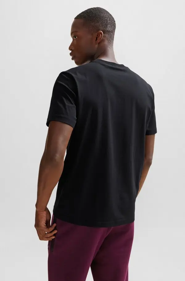 Hugo Boss Seasonal Artwork Printed Stretch T-shirt