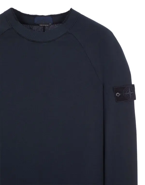 Stone Island Compass Logo Patch Crewneck Sweatshirt