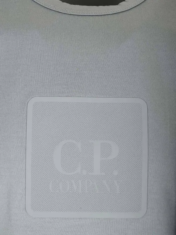 C.P. COMPANY Logo Patch Crewneck T-shirt
