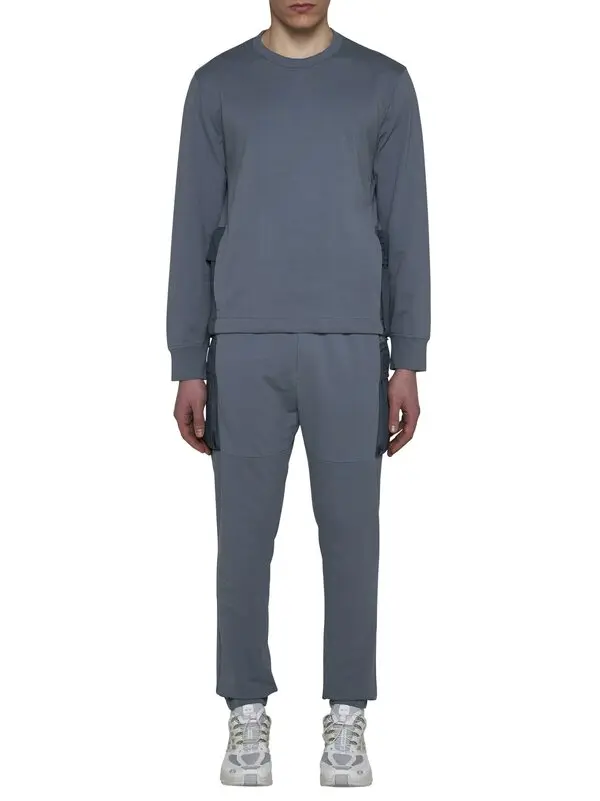 C.P. COMPANY Crew Neck Sweater With Nylon Pockets