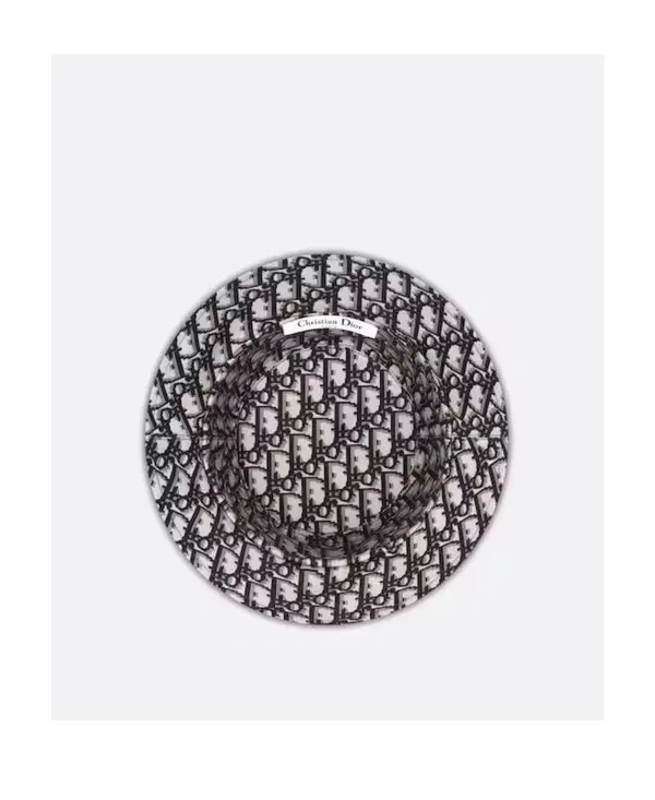 Dior Teddy-d Plan De Paris Reversible Small Brim Bucket Hat