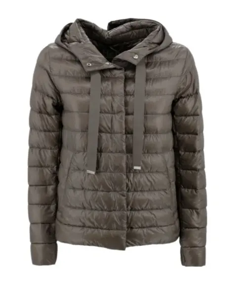 Herno Quilted Hooded Drawstring Puffer Jacket