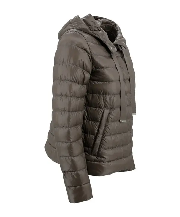Herno Quilted Hooded Drawstring Puffer Jacket