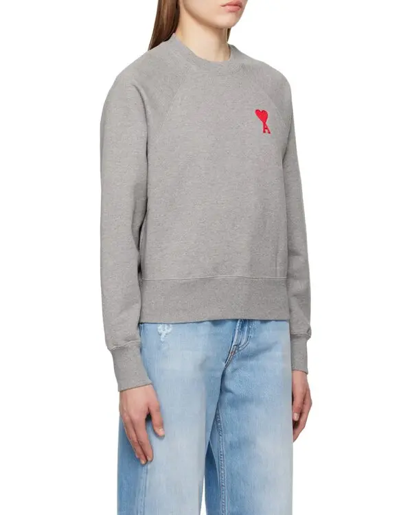 AMI Paris De Coeur Monogram Sweatshirt