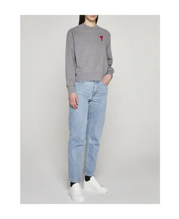 AMI Paris De Coeur Monogram Sweatshirt