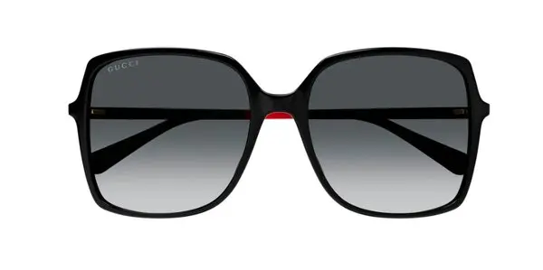 Gucci Oversized Square Frame Sunglasses - Black