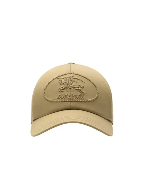 Burberry Knight Stamp Gabardine Baseball Cap - Hamper