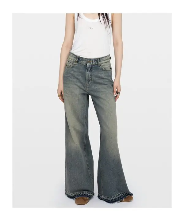 Zadig&Voltaire Frayed Denim Jeans