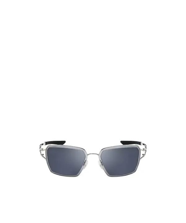 Nike Veil Prism Rectangle Frame Sunglasses - Silver