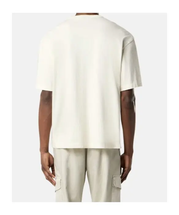 Stone Island Embroidered Logo Short Sleeve T-shirt - Ivory