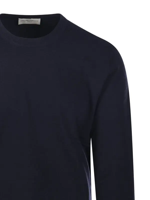 Officine Générale Crew Neck Long Sleeve Knitwear