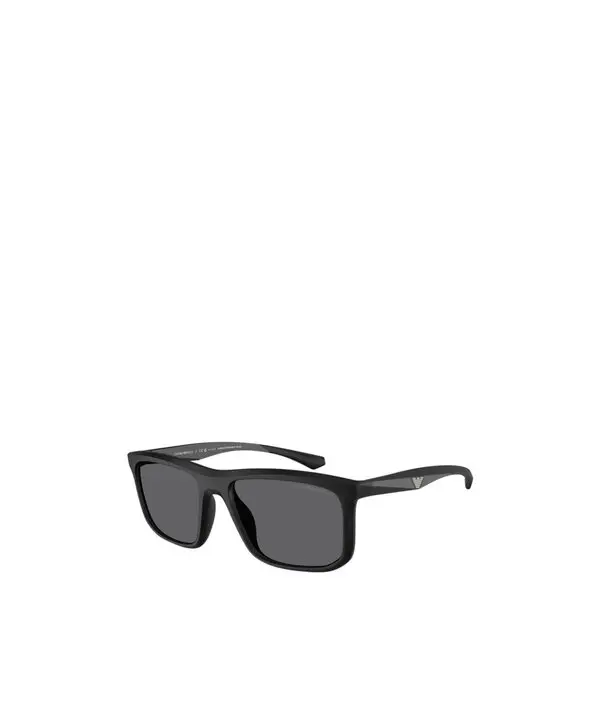 Emporio Armani Full Frame Rectangle Sunglasses - Black