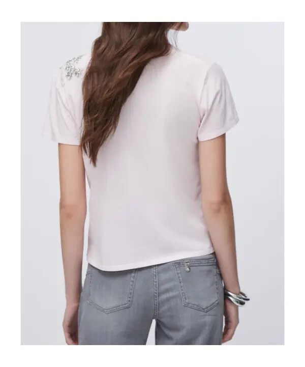 Liu Jo Embellished Crewneck T-shirt