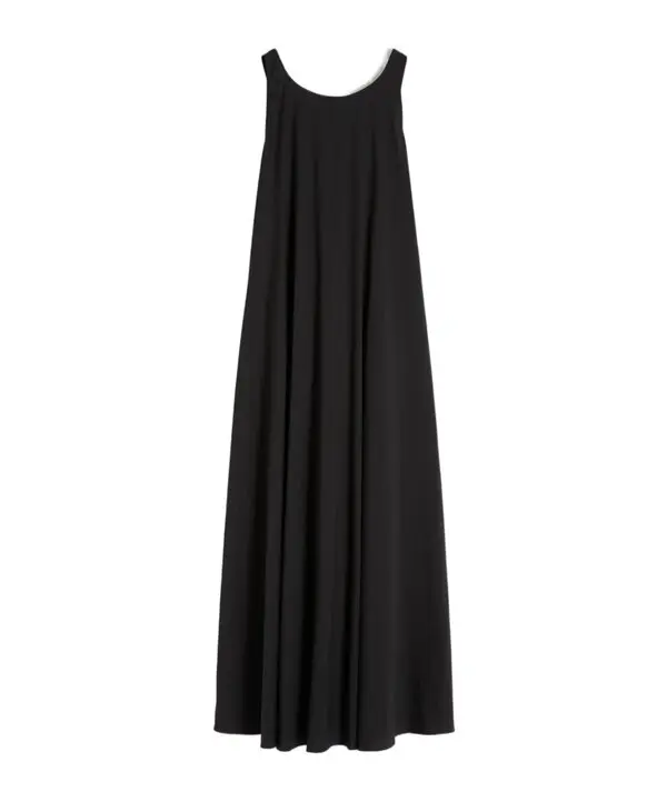 Max Mara Sleeveless Maxi Dress With Tie-back Detail