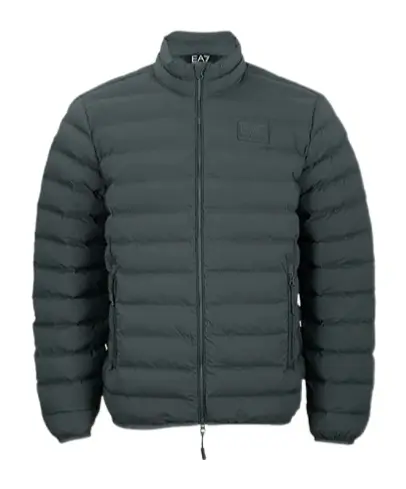 Emporio Armani Ea7 Quilted Zip-up High Neck Jacket