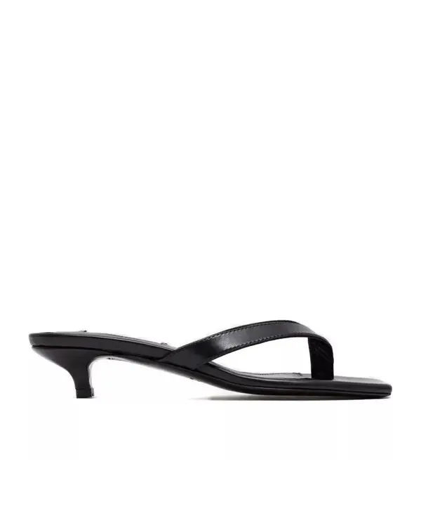 TOTEME Thong High-heeled Sandals - Black