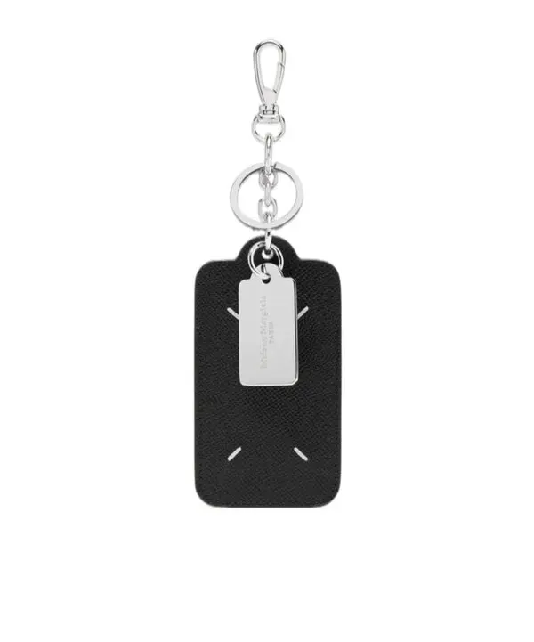 MAISON MARGIELA Duo-tag Keyring-cardholder - Black