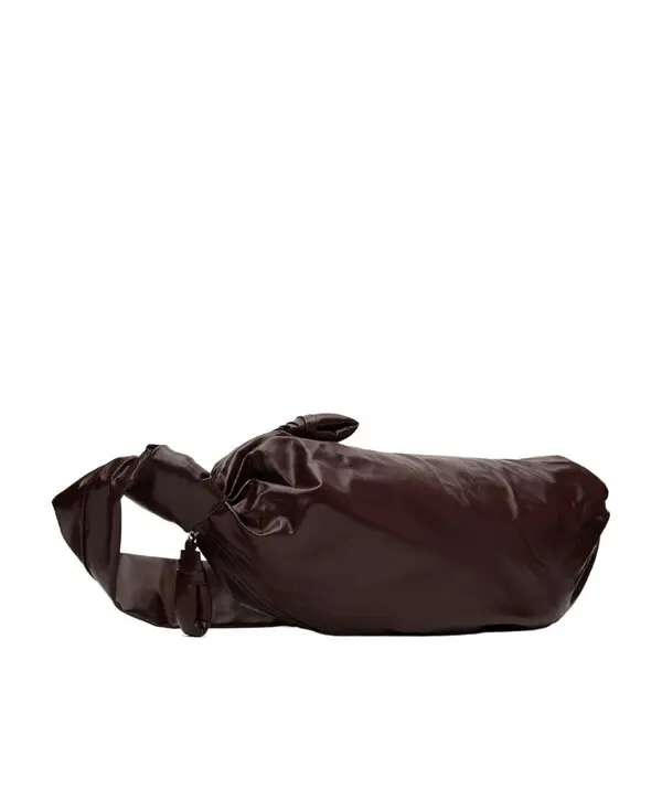 LEMAIRE Soft Croissant Shoulder Bag - Nutwood Brown