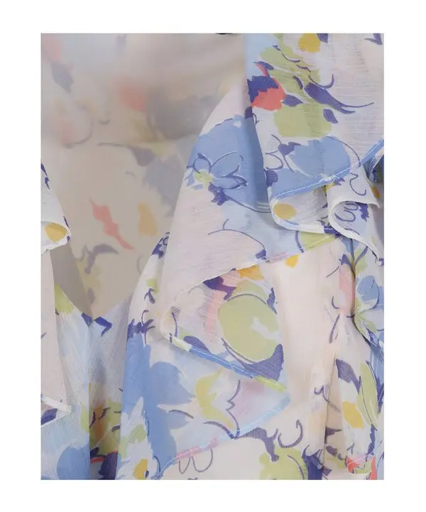 Ralph Lauren Ruffled Floral Maxi Dress
