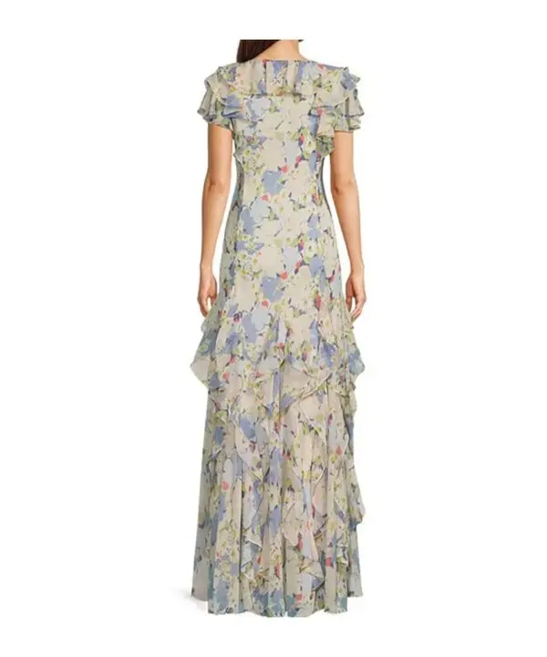 Ralph Lauren Ruffled Floral Maxi Dress