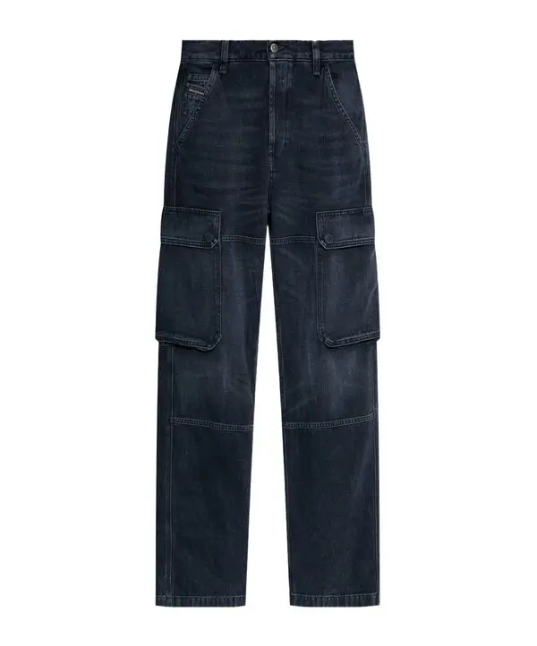 DIESEL® D-pot-cargo Logo Plaque Jeans