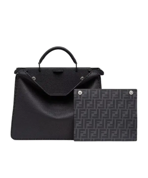 Fendi Selleria Top Handle Bag - Black