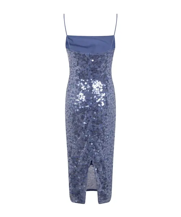 Ralph Lauren Sequin Slip Midi Dress