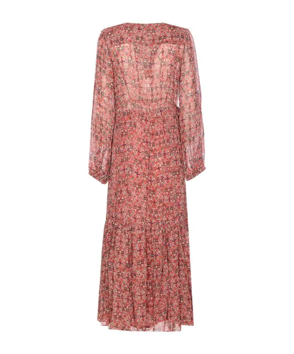 Isabel Marant Étoile Briane Floral Print V-neck Maxi Dress