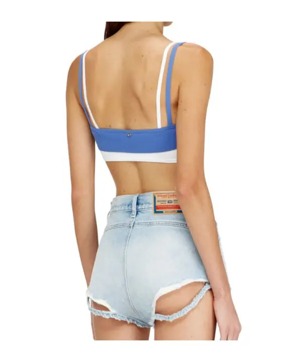 DIESEL® M-zelda Ribbed Panelled Top