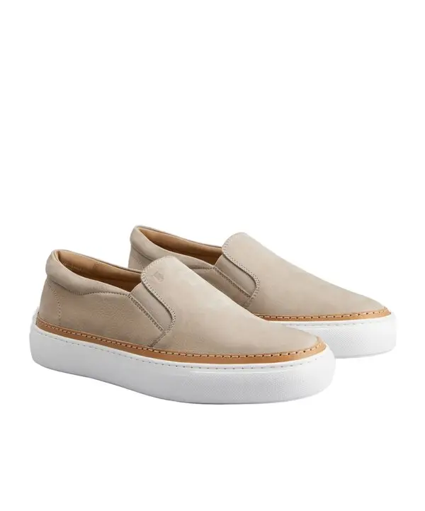 TOD'S Slip-on Sneakers With Elastic Inlay And Embossed Logo