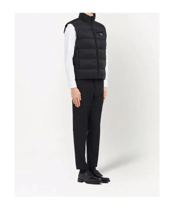 Prada Quilted Zip Pocket Gilet