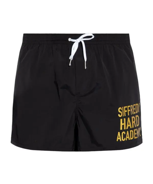 Dsquared2 Logo Print Swimming Trunks - Black