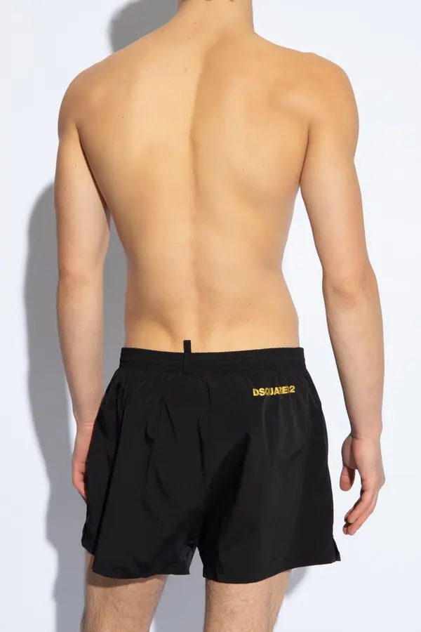 Dsquared2 Logo Print Swimming Trunks
