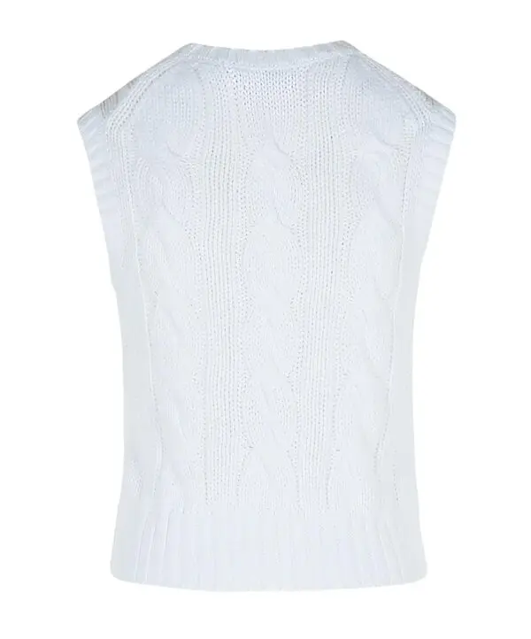 Polo Ralph Lauren Cable-knit Cropped Vest