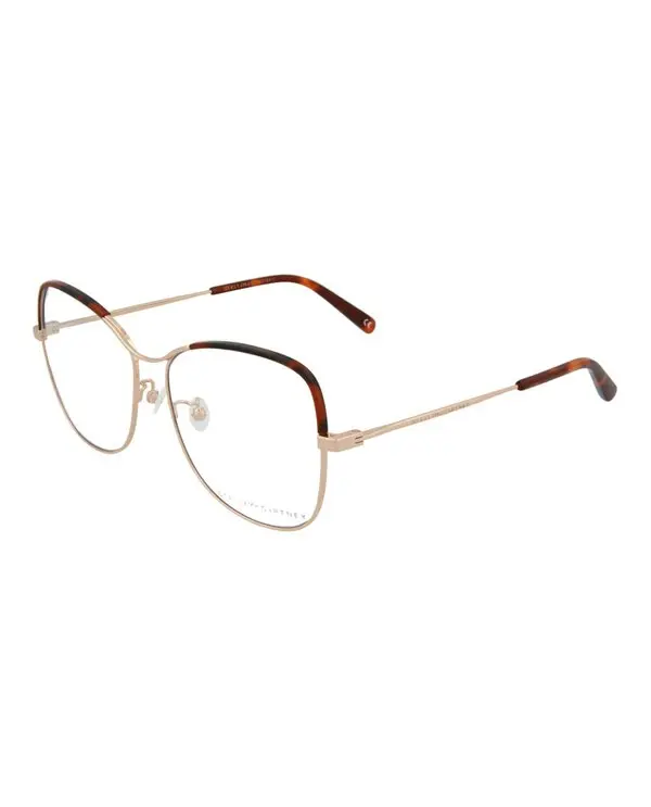 Stella McCartney Tortoiseshell And Gold Tone Eyeglasses