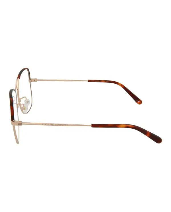 Stella McCartney Tortoiseshell And Gold Tone Eyeglasses