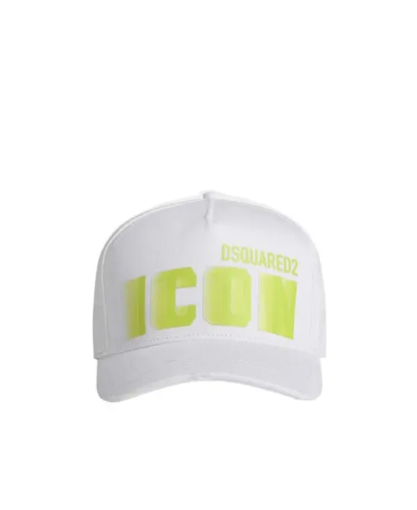 Dsquared2 Logo Printed Baseball Cap - White