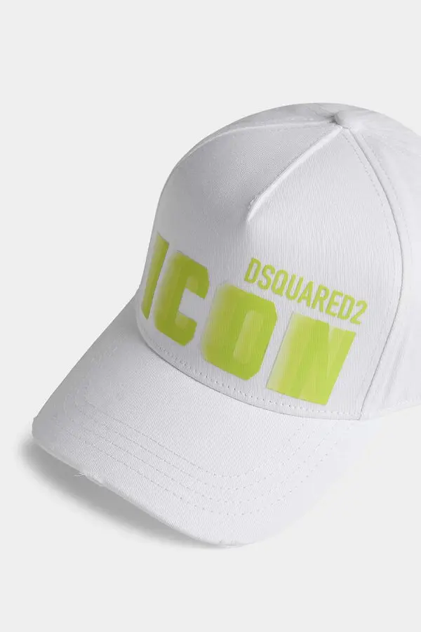 Dsquared2 Logo Printed Baseball Cap - White