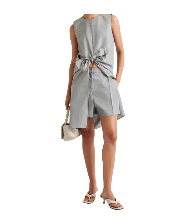 Marella Long Wool And Silk Top