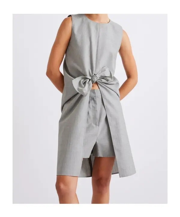 Marella Long Wool And Silk Top