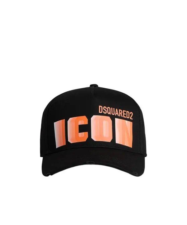 Dsquared2 Logo Printed Baseball Cap - Black
